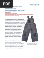 How To Make A Capote | PDF | Seam (Sewing) | Softlines (Retail)