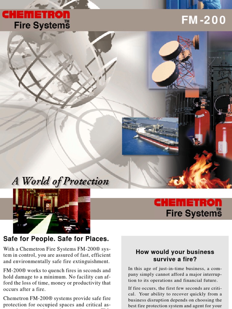 Chemetron FM-200 | PDF