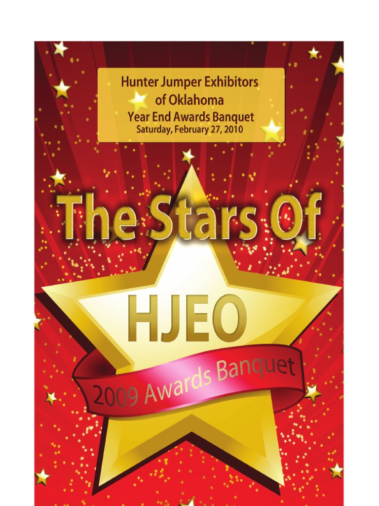 2009 HJEO Awards Banquet Program | PDF | Scallion | Salad