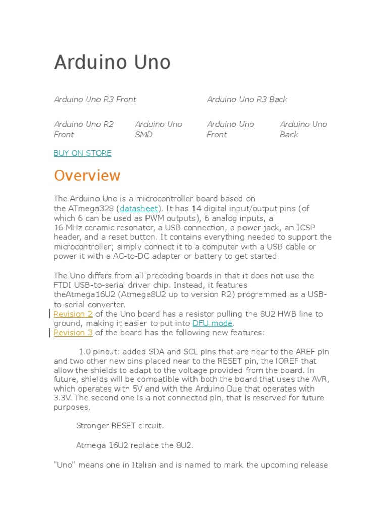 Arduino Uno | Download Free PDF | Arduino | Electrical Engineering