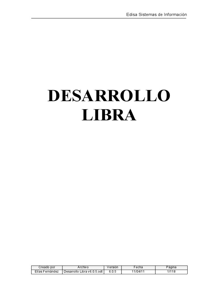 Desarrollo-Libra-v6 0 5 | PDF | SQL | Tabla (base de datos)