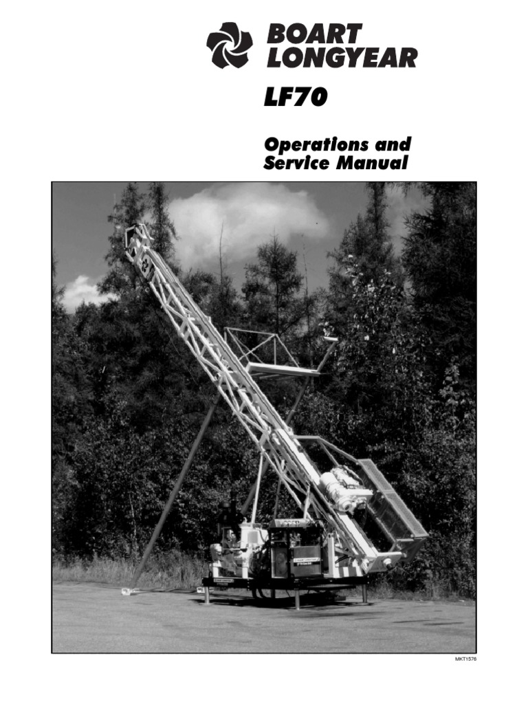 LF 70 Manual Boart Longyear | PDF | Drill | Rope