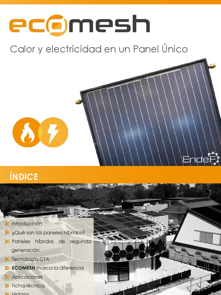 CTG Ecomesh | PDF | Panel solar | Energía solar
