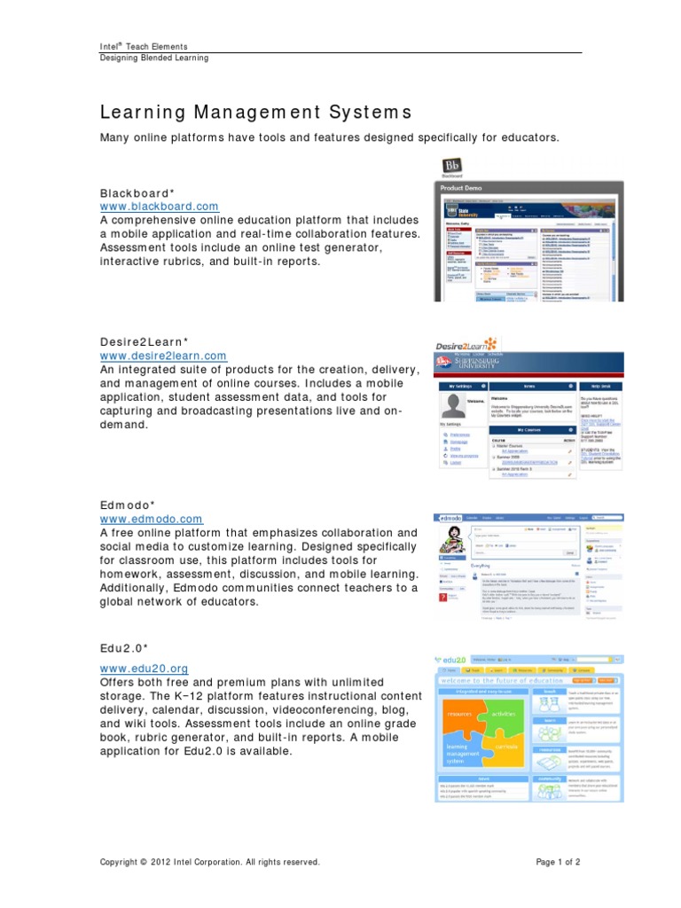 Learning Management Systems | PDF | Educational Technology | Communication