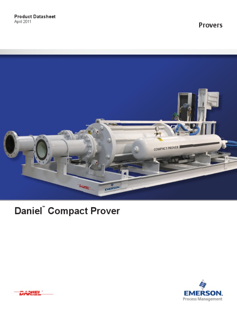 Compact Prover Datasheet | PDF | Flow Measurement | Valve
