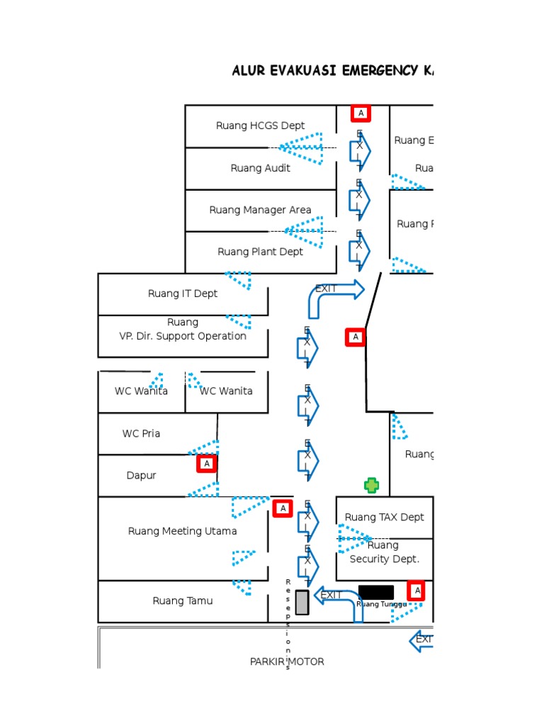 Contoh Emergency Route Sederhana | PDF