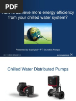 Chilled Water System | PDF | Pump | Flow Measurement