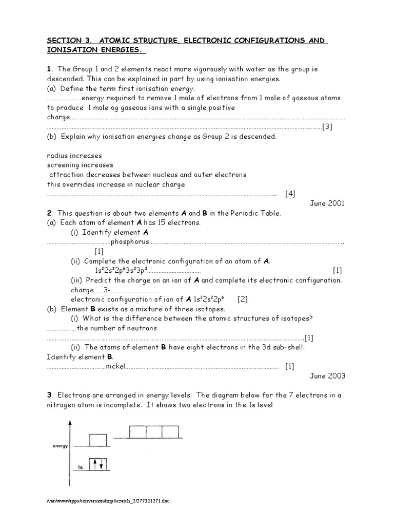 Atomic Structure | PDF | Atomic Orbital | Atoms Atomic Structure | PDF | Atomic Orbital | Atoms