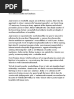 Acceptance Speech for Club President | PDF | Prayer