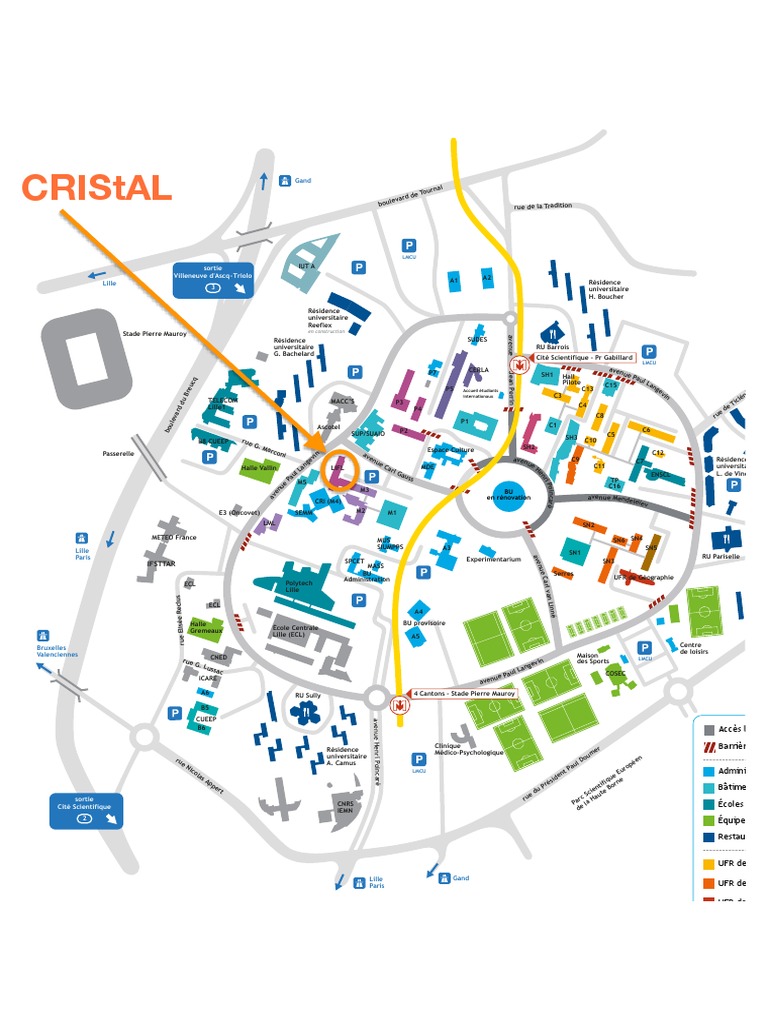 Plan du campus de l'Université Lille 1 | PDF | Institutions académiques ...