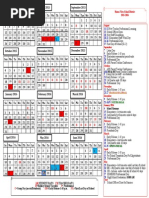 2018-19 School Calendar Overview | PDF | Observances | Holidays