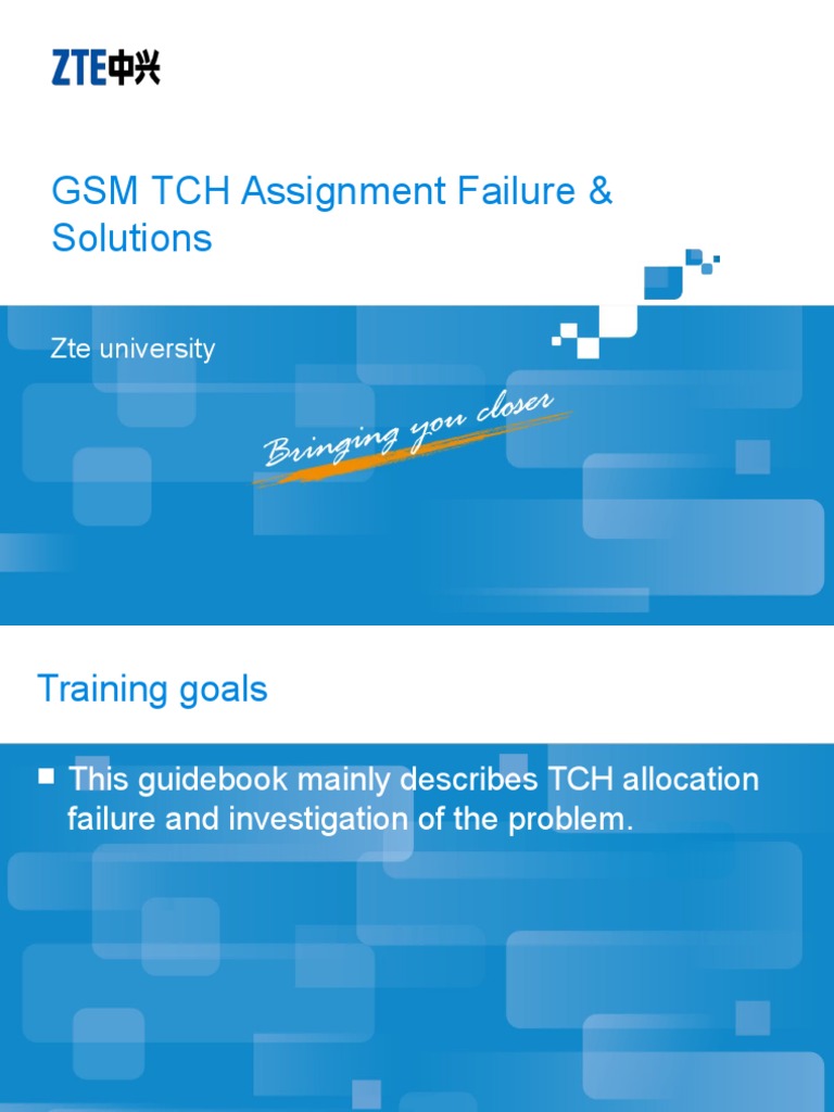 TCH Assignment Failure Analysis Guide | PDF | Wireless | Digital Technology