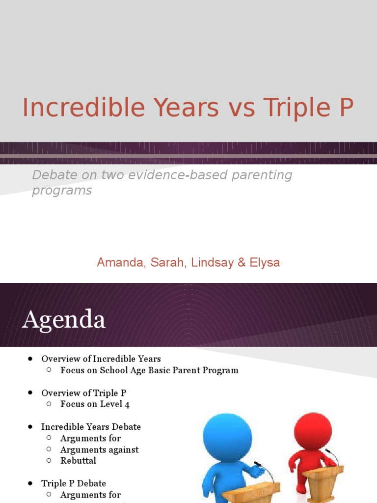 Incredible Years vs Triple P Overview | PDF | Parenting | Relationships
