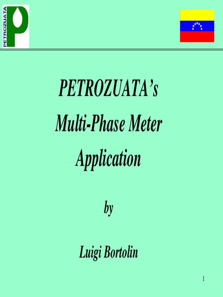 Petrozuata Bortolin Multifase Bombeo | PDF | Chemistry | Energy And ...