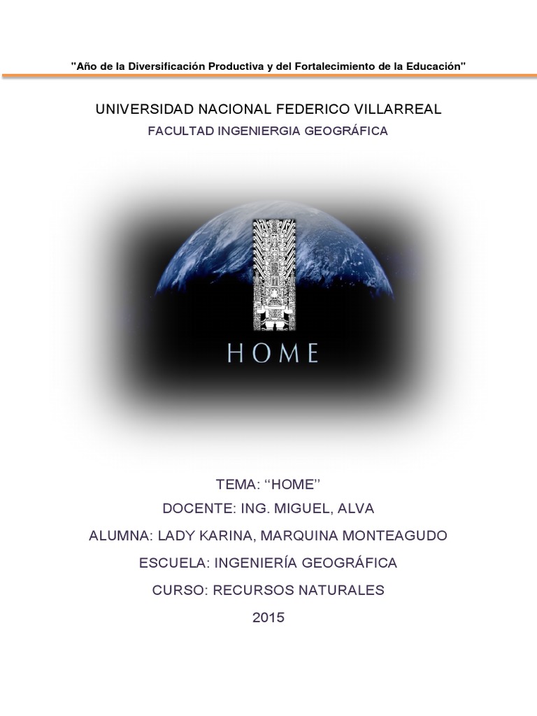Documental HOME | PDF | Tierra | Los bosques