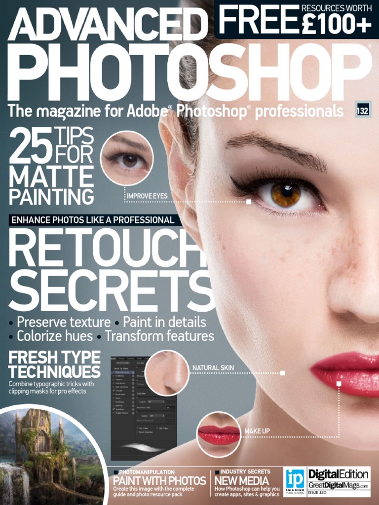 Advanced Photoshop #132 (2015) | PDF | Photo Manipulation | Stereoscopy