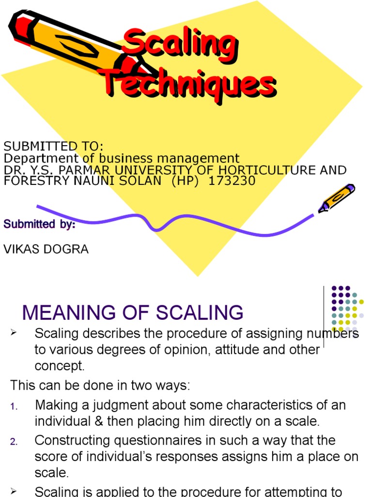 Scalling Techniques | Likert Scale | Evaluation Methods