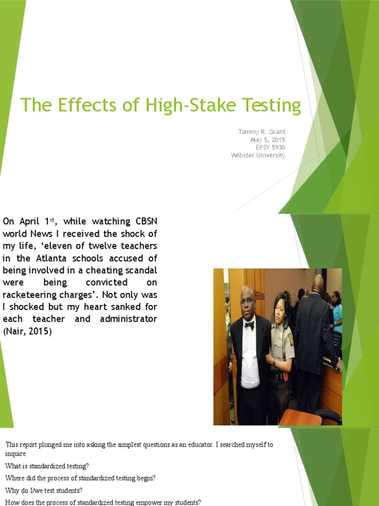 The Effects of High-Stake Testing | PDF | No Child Left Behind Act ...