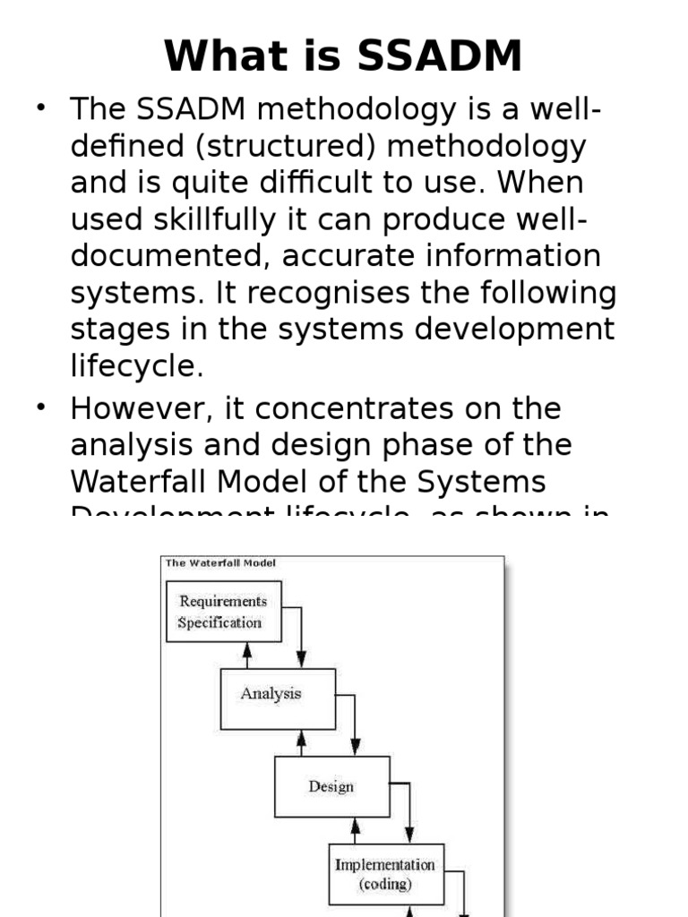 What Is Ssadm. | PDF | Conceptual Model | Unified Modeling Language