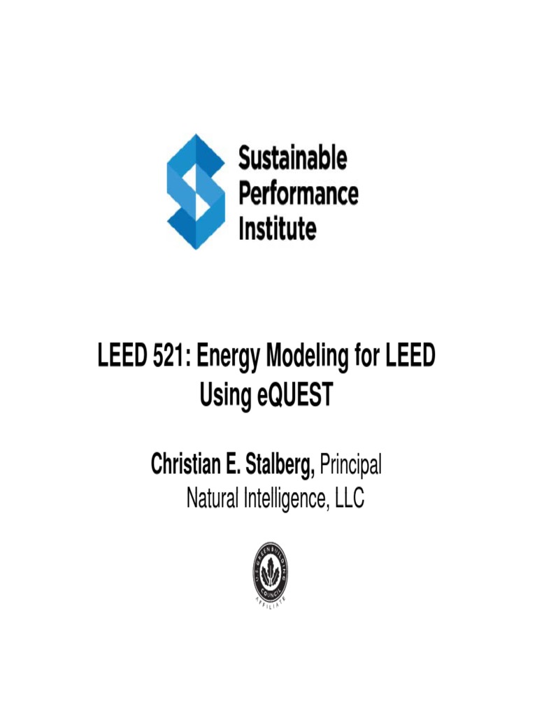 Energy Modeling For Leed PDF | PDF | Leadership In Energy And ...