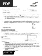 FORM I (Application For Gratuity by An Employee) | PDF