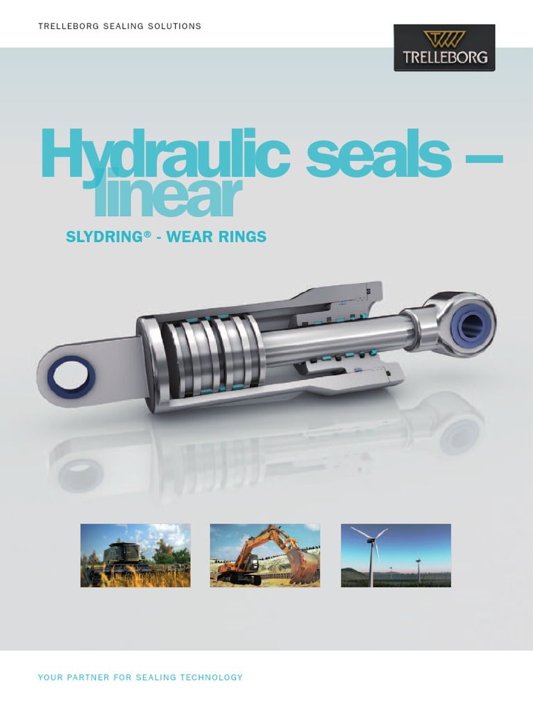 Slydring Trelleborg Hydraulic Seals | PDF | Piston | Friction