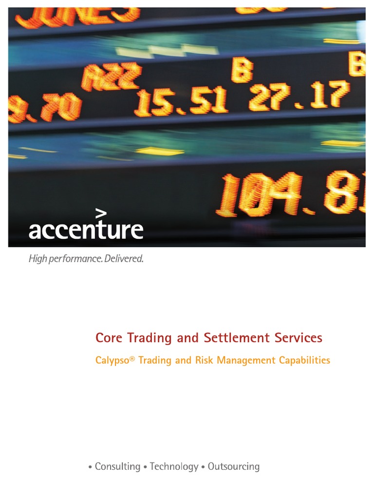 Accenture CapMarkets CoreTrading Calypso | PDF | Software Framework ...