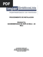 Astm d4437 - 13 Español | PDF | Polímeros | Patentar