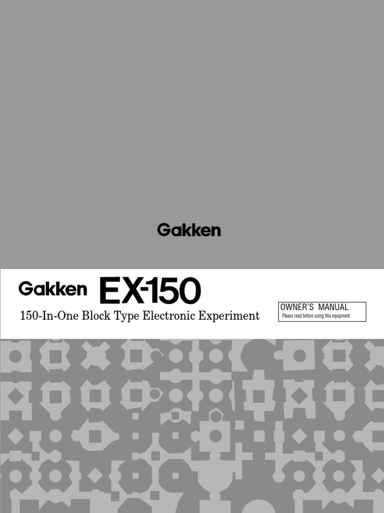 Gakken EX 150 | PDF | Amplifier | Inductor