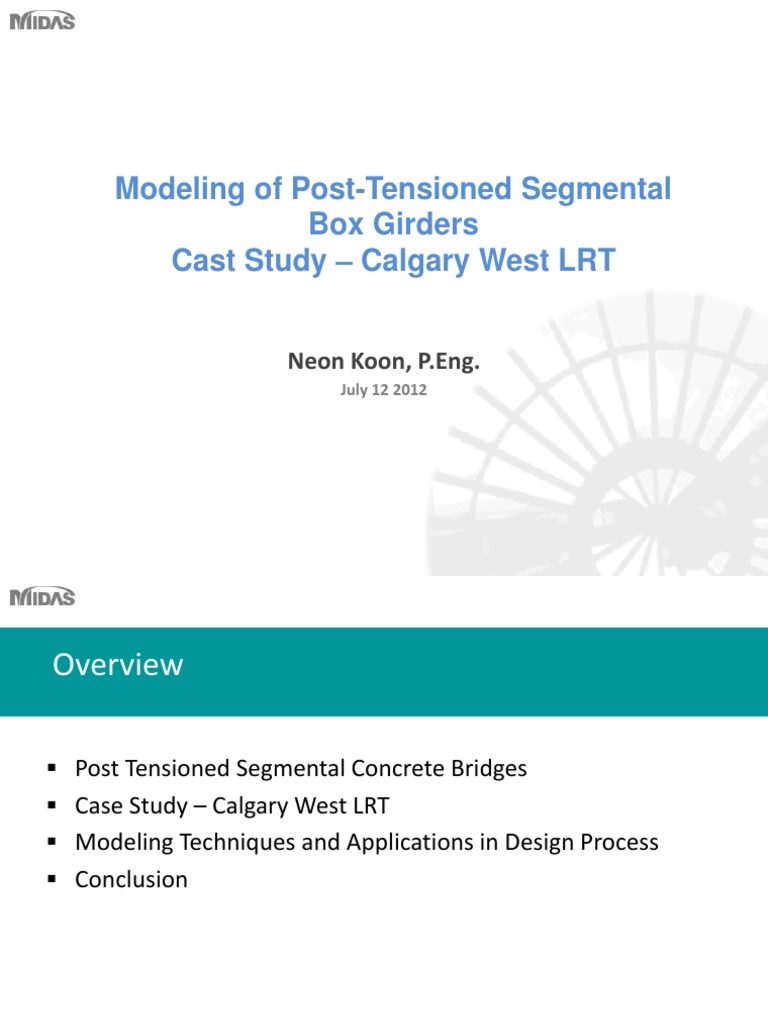 Modeling of Post-Tensioned Segmental Box Girders | PDF | Prestressed ...