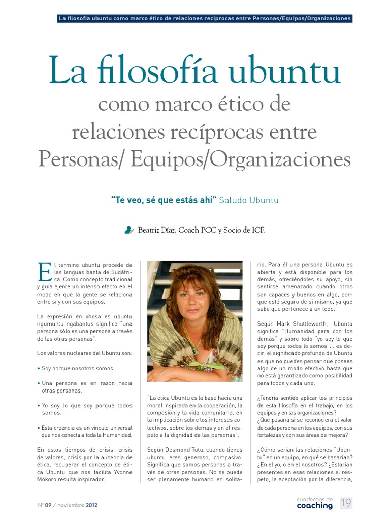 Filosofia Ubuntu | PDF | Ubuntu (sistema operativo) | Science