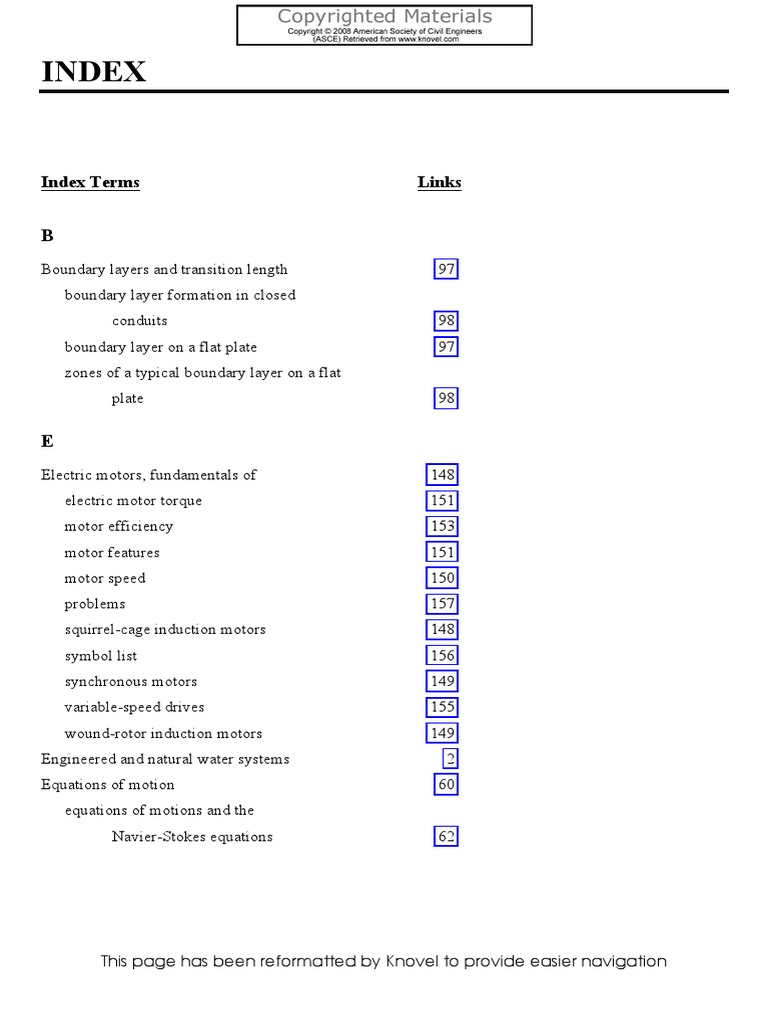 Index Terms Links | PDF | Fluid Dynamics | Flow Measurement