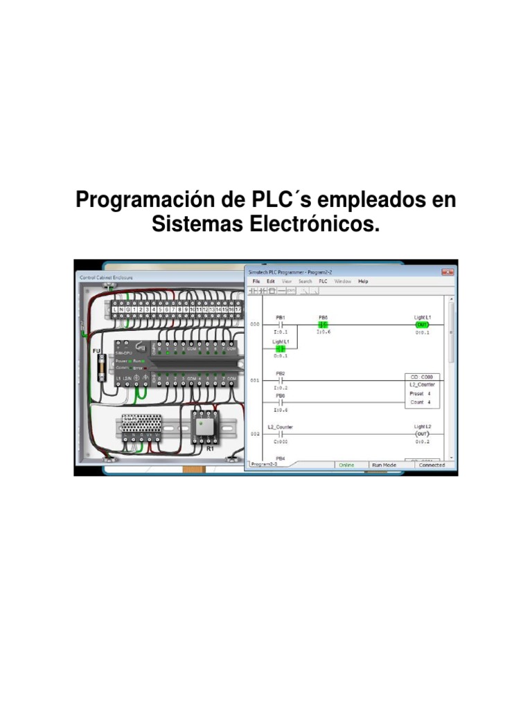 Manual de Prácticas PLC PDF | PDF | Controlador lógico programable | Poco