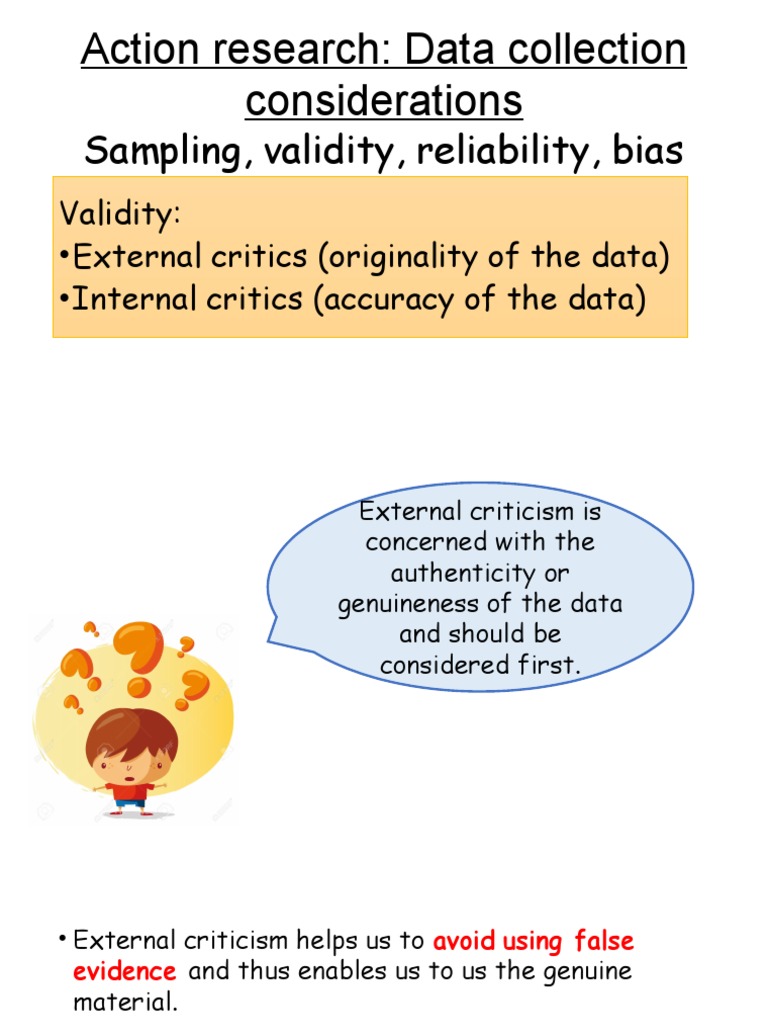 External and Internal Criticism | PDF | Experiment | Research Methods