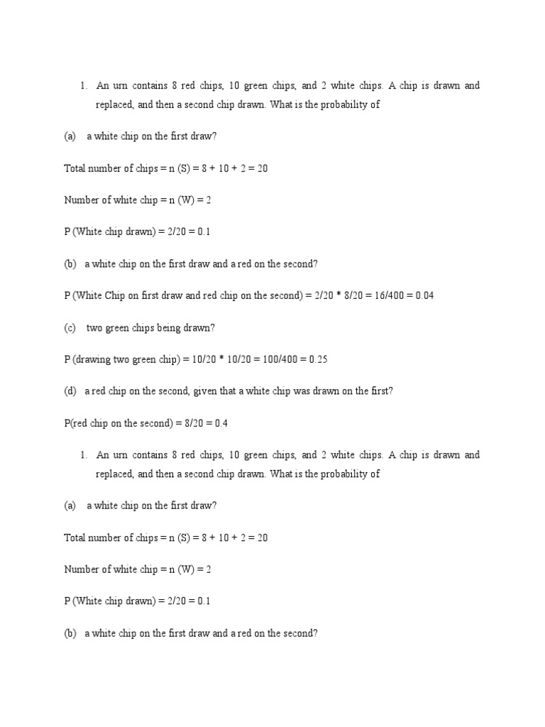 Probability and Statistics | Download Free PDF | Probability ...