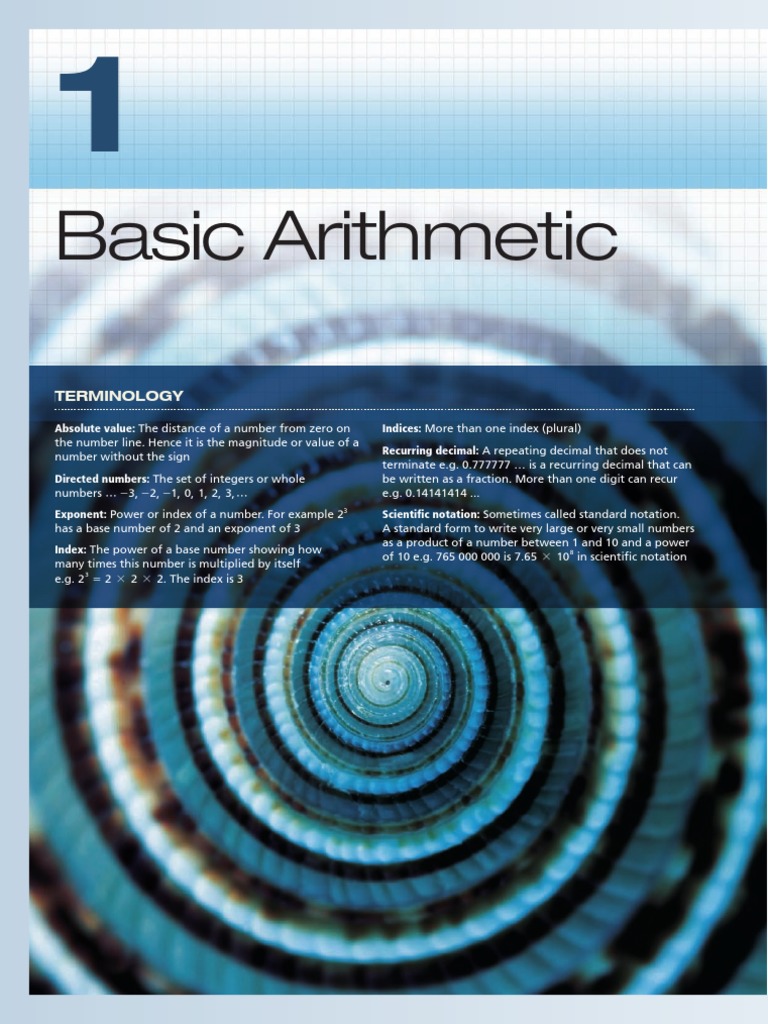 Preliminary Mathematics Textbook | PDF | Numbers | Fraction (Mathematics)