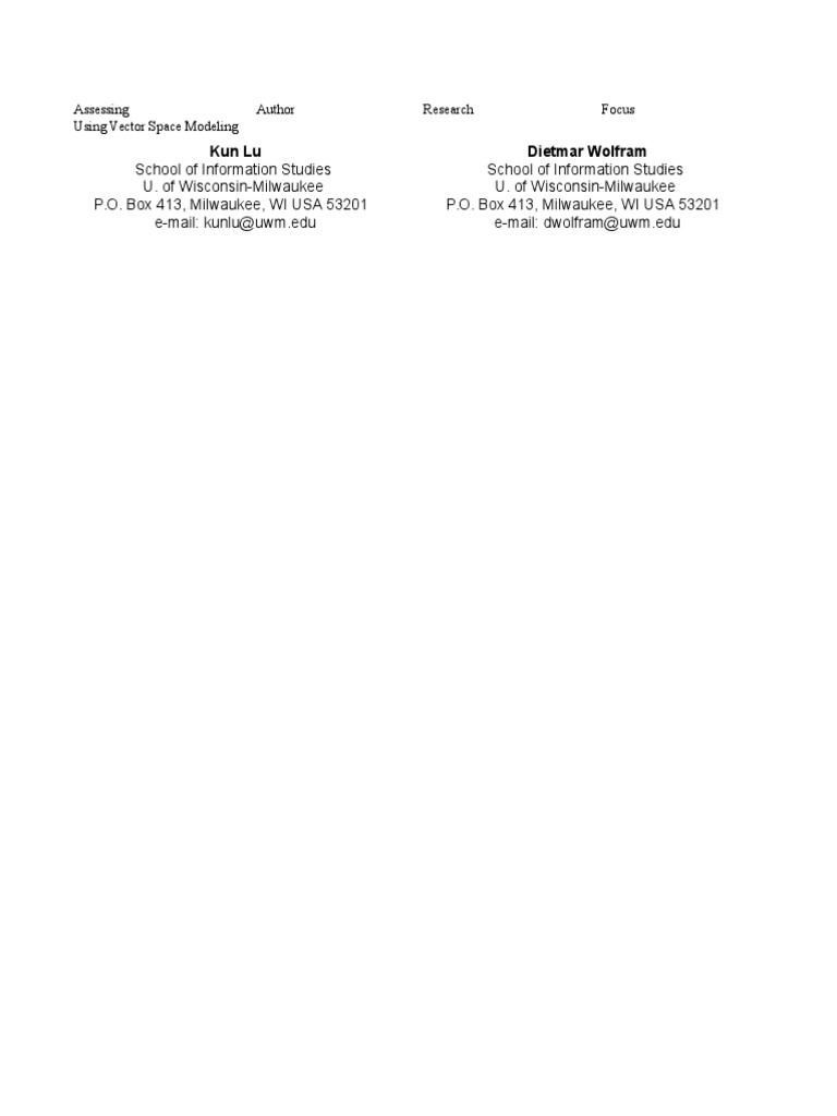 288 Final Submission | PDF | Information Science | Space