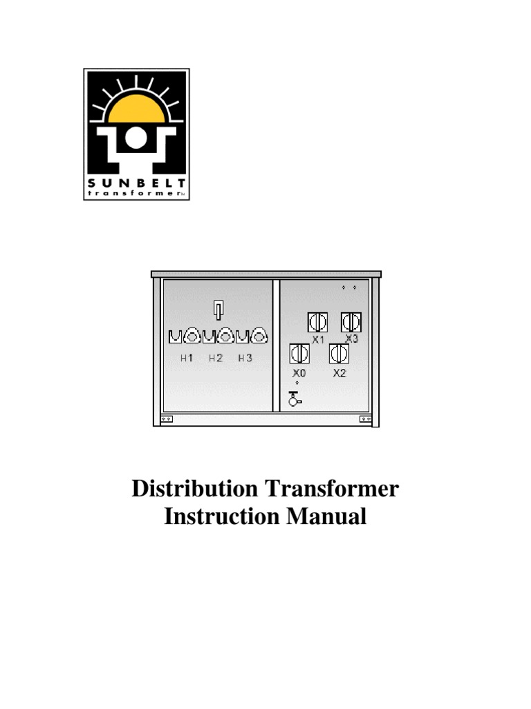 Distribution Transformer Instruction Manual | Transformer | Relay