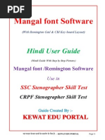 Mangal Remington GAIL Short Code - Alt Code Character Chart | PDF