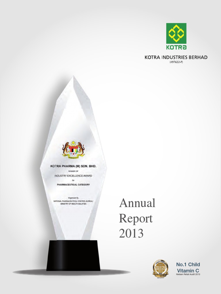 2013 - Annual - Report of Kotra Pharma | PDF | Corporate Governance ...