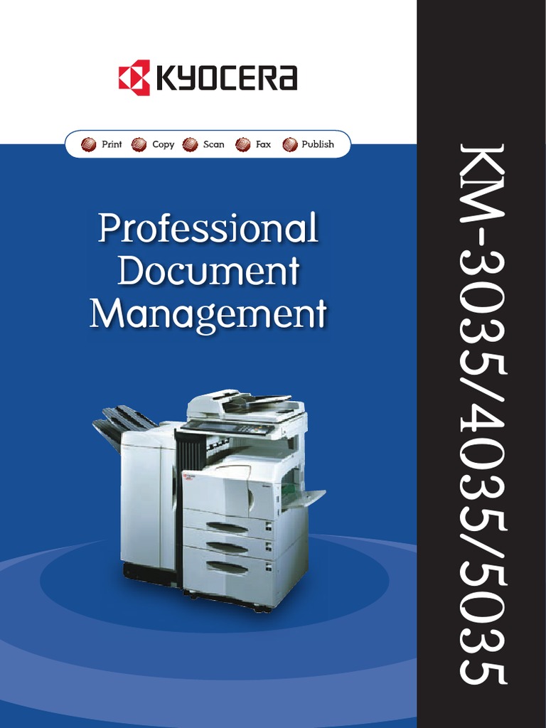 Kyocera 3035 Brochure | PDF | Image Scanner | Fax