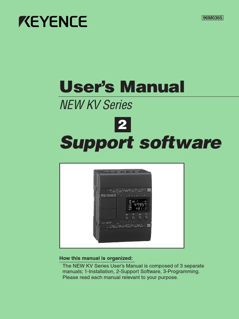 Keyence User Manual | Computer Program | Installation (Computer Programs)