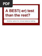 5XSST Handout | PDF | Geriatrics | Physical Therapy