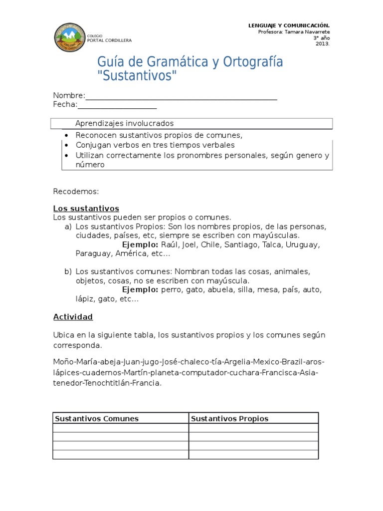 Guía Completa de Gramática y Ortografía para 3° | PDF | Adjetivo | Adverbio