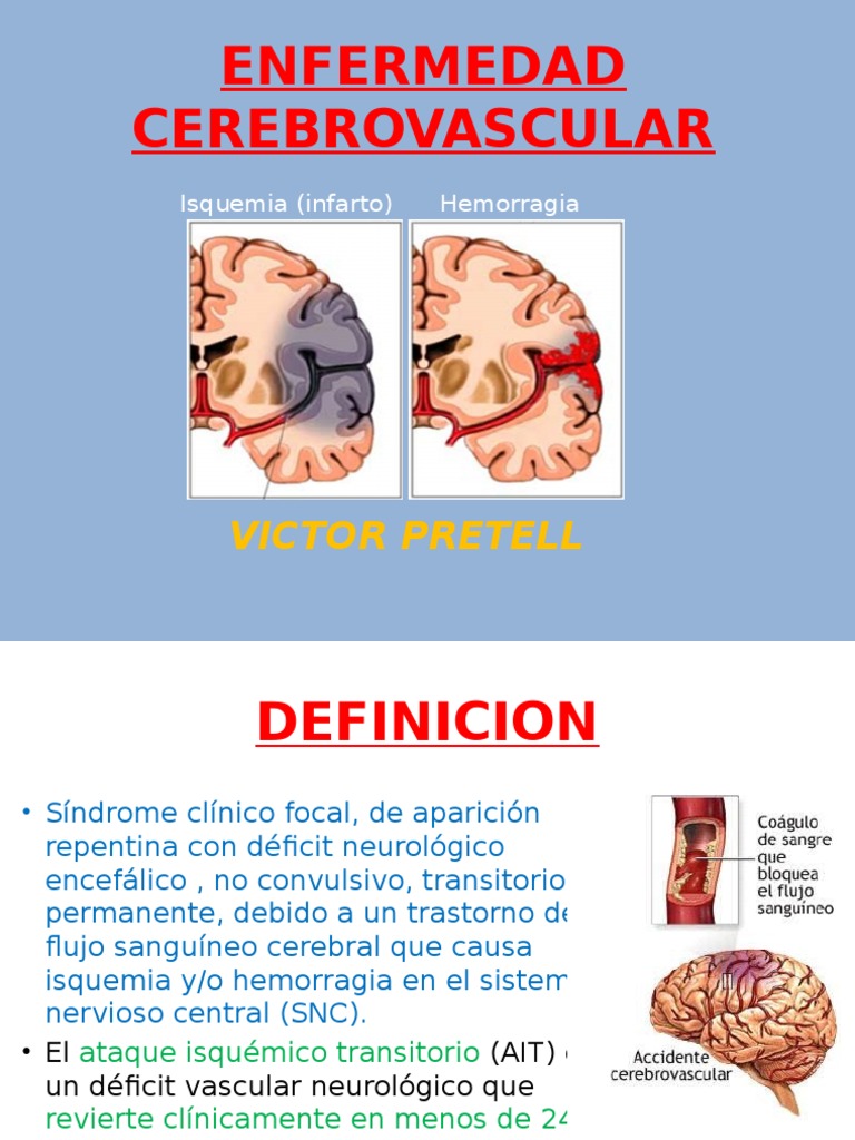 Enfermedad Cerebrovascular | PDF | Carrera | Isquemia