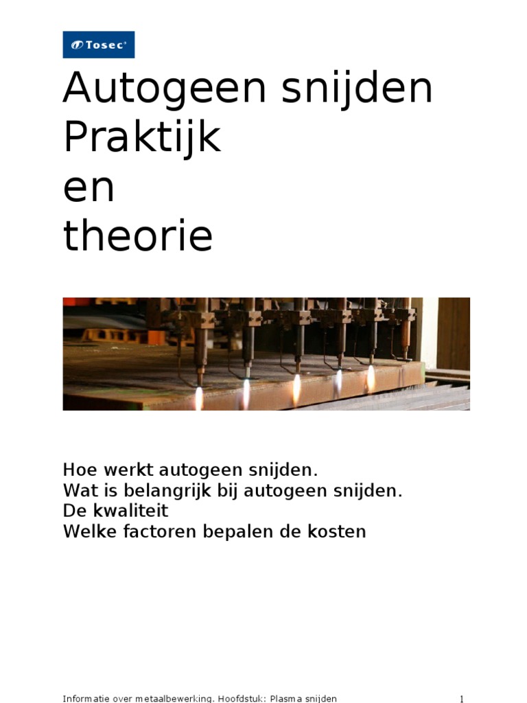 Autogeen Snijden | PDF