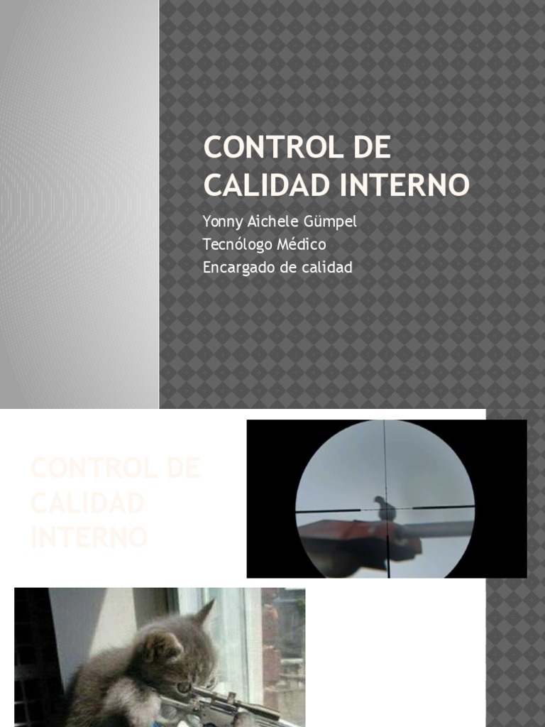 Control de Calidad Interno | PDF | Calidad (comercial) | Science