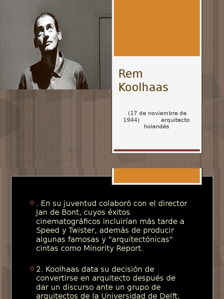 Rem Koolhaas: Arquitectura y Teoría | PDF