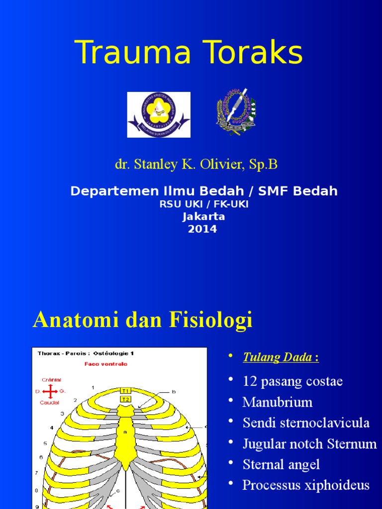 Prosedur Thoracostomy pada Trauma Toraks | PDF | Kajian Bahasa Asing ...