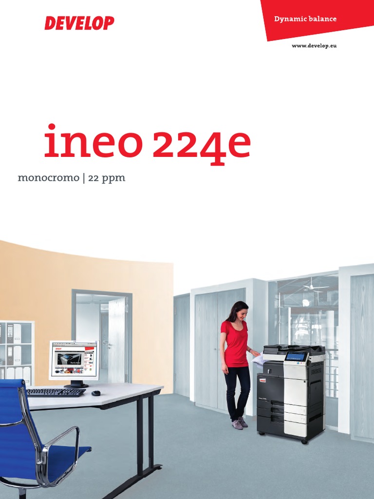 Catalogo Impresora Multifuncion Develop Ineo 224e | PDF | Tableta ...
